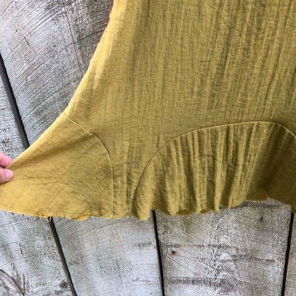 THML | Tops | Thml Aztec Print Tank Top W Flounce Bottom | Poshmark